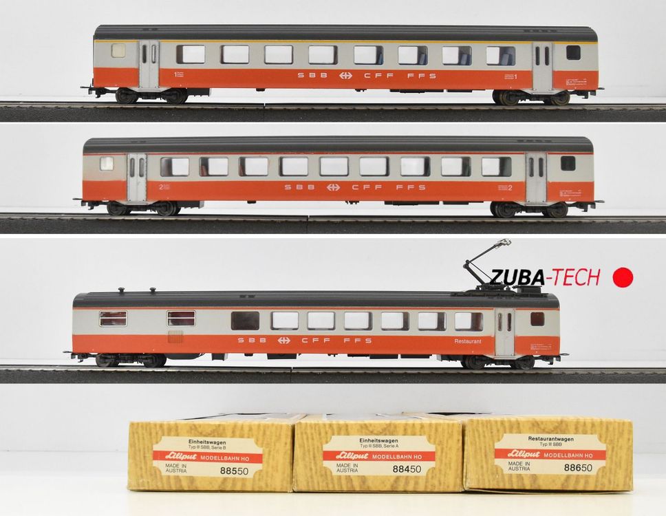 Liliput 3x Personenwagen EW III Swiss Express SBB H0 GS OVP (Gebraucht) in St. Gallen für CHF 55 ...