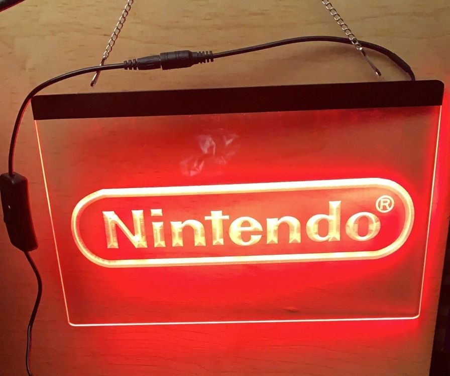 Nintendo LED Acryl Schild (Neu und originalverpackt) in Gebenstorf für ...