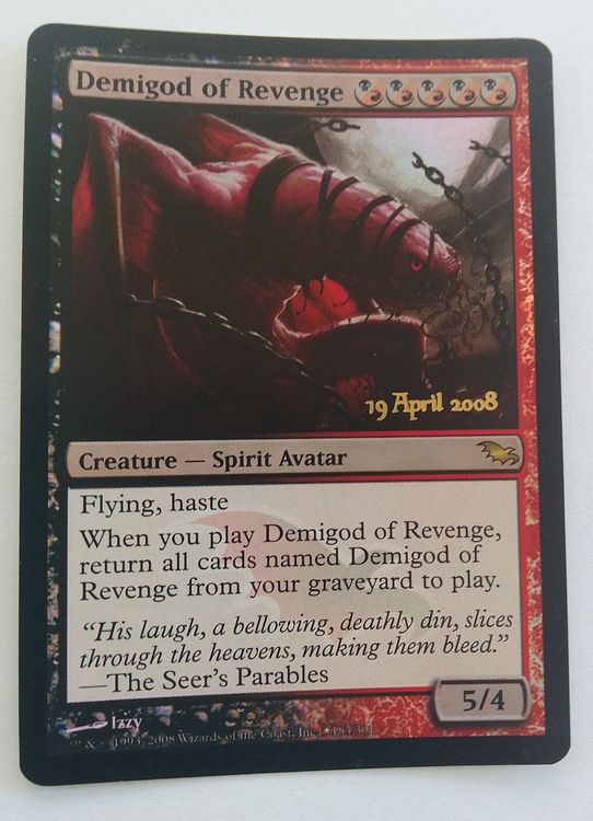 Magic the Gathering Karte Demigod of Revenge foil Promo | Kaufen auf ...
