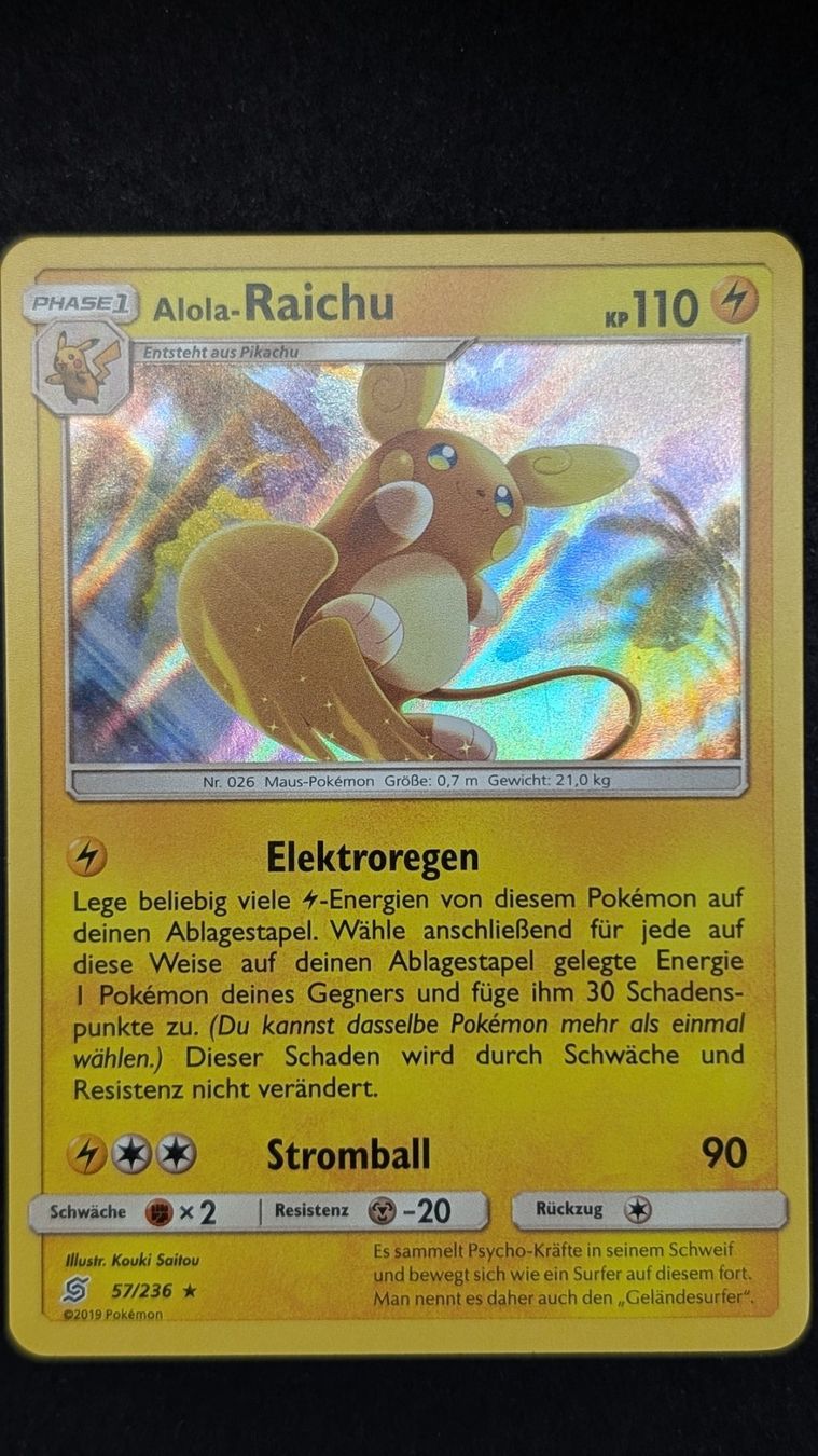 Alolan Raichu Holo 🇩🇪 Unified Minds Pokémon ab 1CHF (Gebraucht) in ...