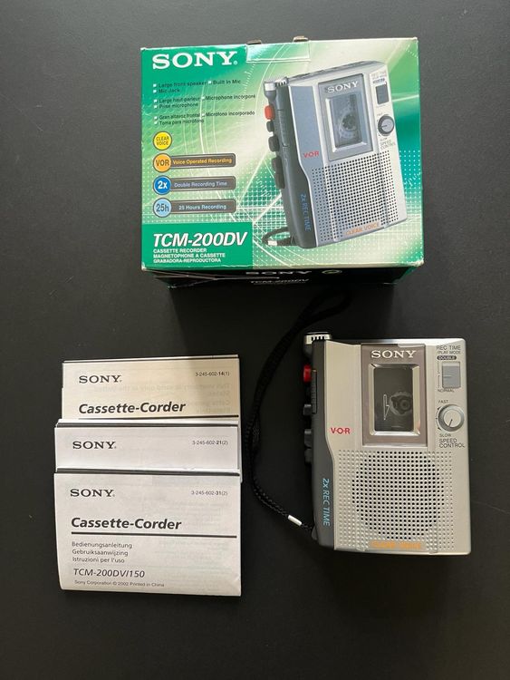 Sony portables Aufnahmegerät TCM-200DV (Neu (gemäss Beschreibung)) in ...