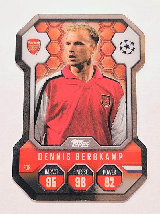 Topps Match Attax 24/25 - Chrome Shield - Bergkamp - SH3 (Gebraucht) in ...