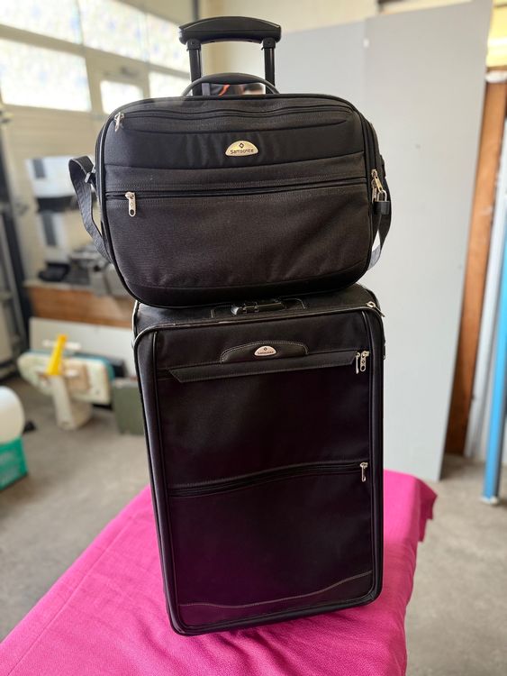 Samsonite Kofferset 2-teilig, schwarz, mit Schlüssel (Gebraucht) in ...