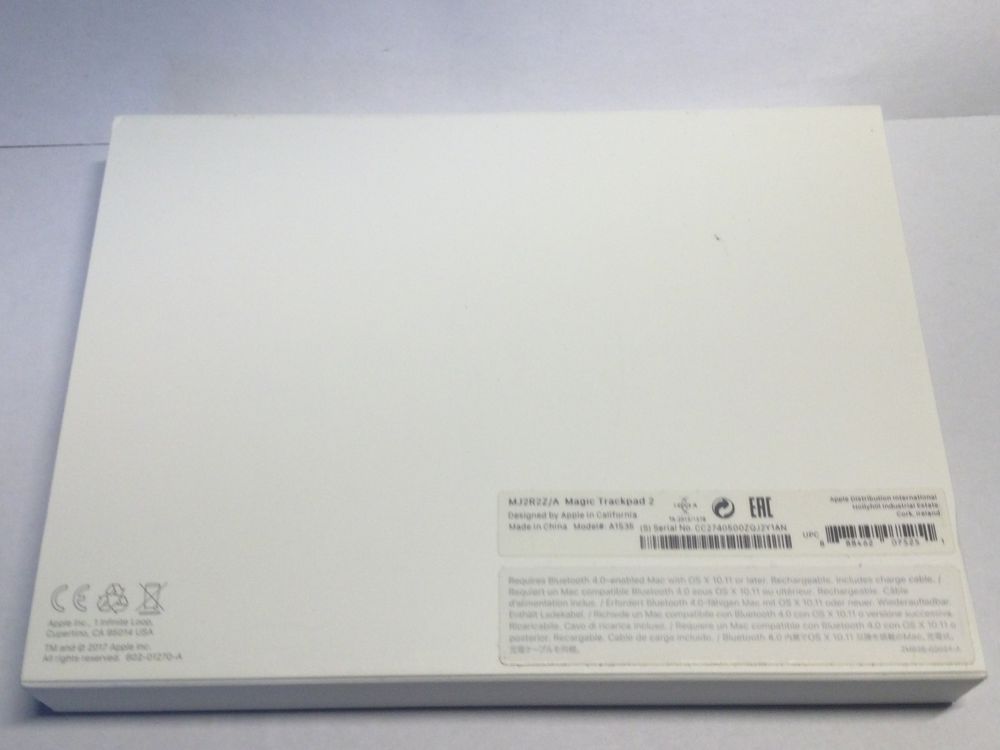 Apple Magic Trackpad 2 Multi-Touch Bluetooth Weiss A1535 (Gebraucht) in ...