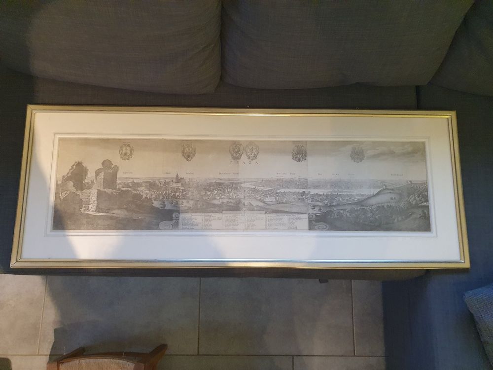 Grosser Original stich prag 1m34×50cm (Gebraucht) in Mammern für CHF ...