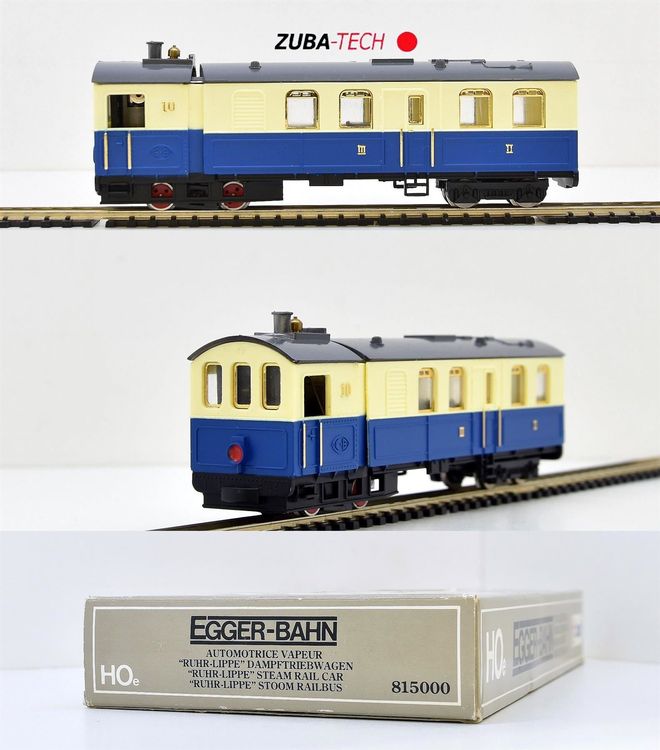 Egger-Bahn 815000 Dampftriebwagen H0e | Acheter sur Ricardo