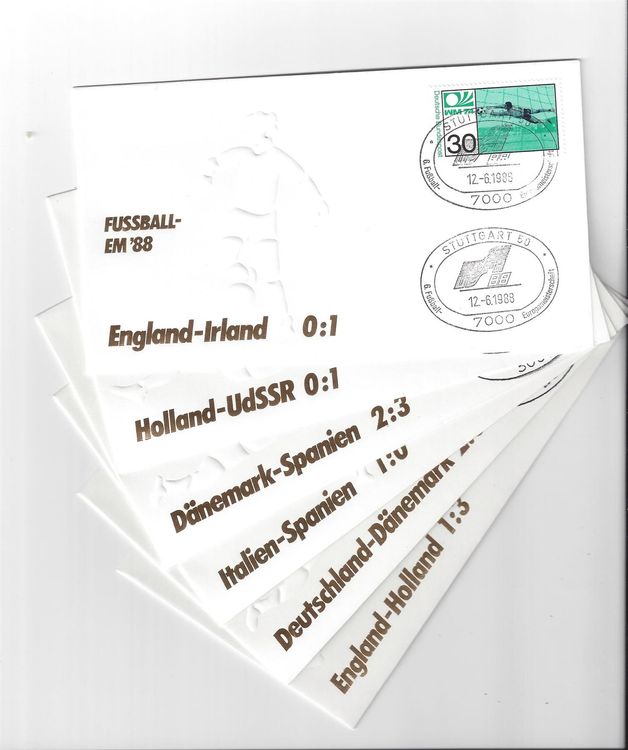 Sonderbriefe Deutschland: Fussball EM, 1988 | Kaufen auf Ricardo