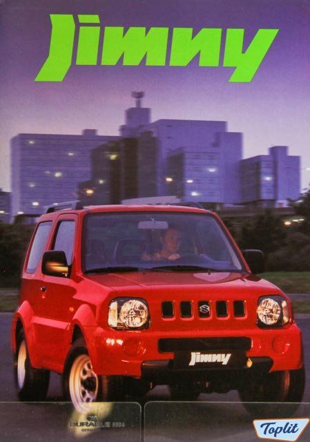 ORIGINAL NEUWAGEN PROSPEKT - SUZUKI JIMNY JLX 4WD - 1998 (Gebraucht) in ...