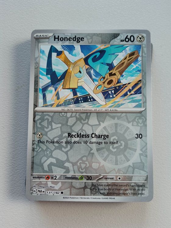 Honedge Reverse Holo - Paradox Rift Pokemon | Kaufen auf Ricardo