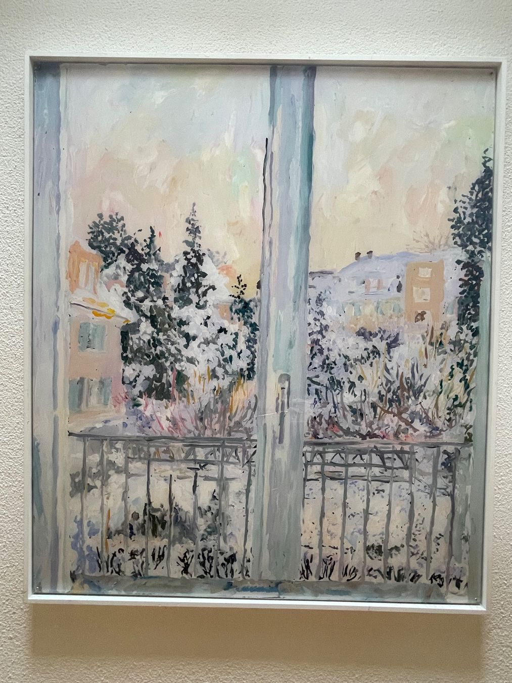 Peter Maurer, Wollishofen, Öl hinter Glas, 122x105, signed (Gebraucht) in Uitikon-Waldegg für ...