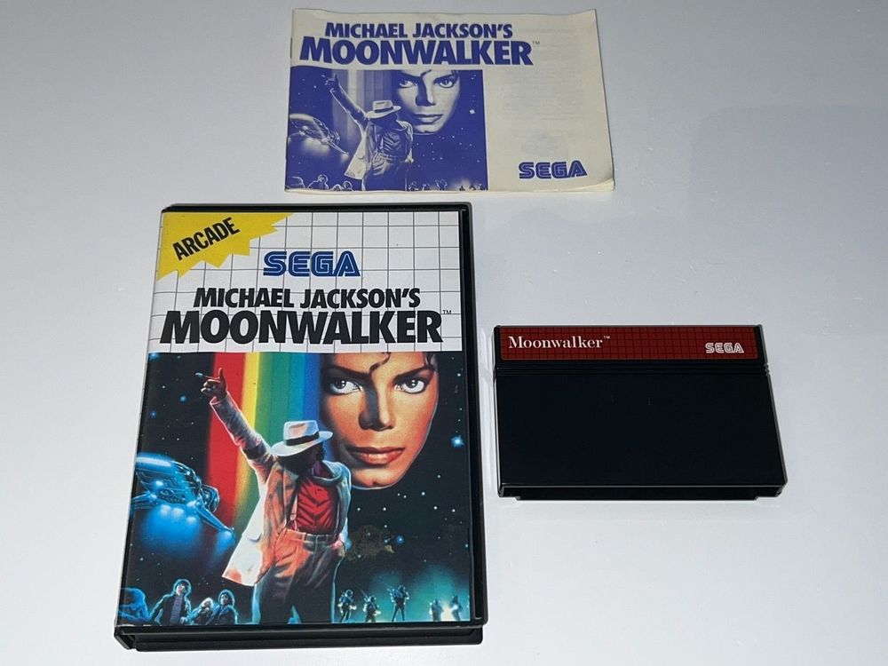 Sega Master System Spiel - Michael Jackson's Moonwalker OVP (Gebraucht ...