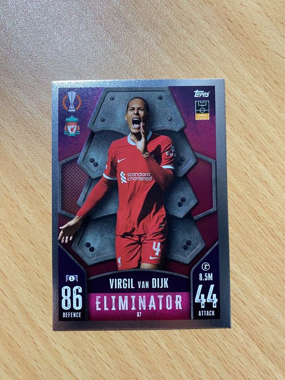Topps Match Attax 2023 Virgil Van Dijk Liverpool FC | Kaufen auf Ricardo