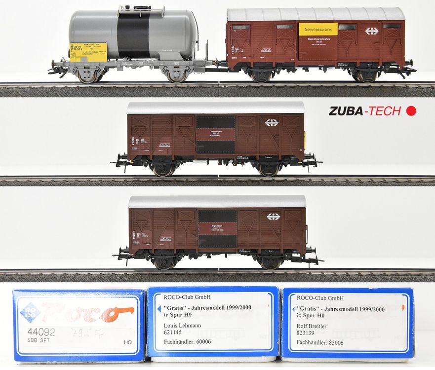 Roco 4x Güterwagen der SBB, H0 GS mit OVP (Gebraucht) in St. Gallen für CHF 36 – mit Lieferung ...