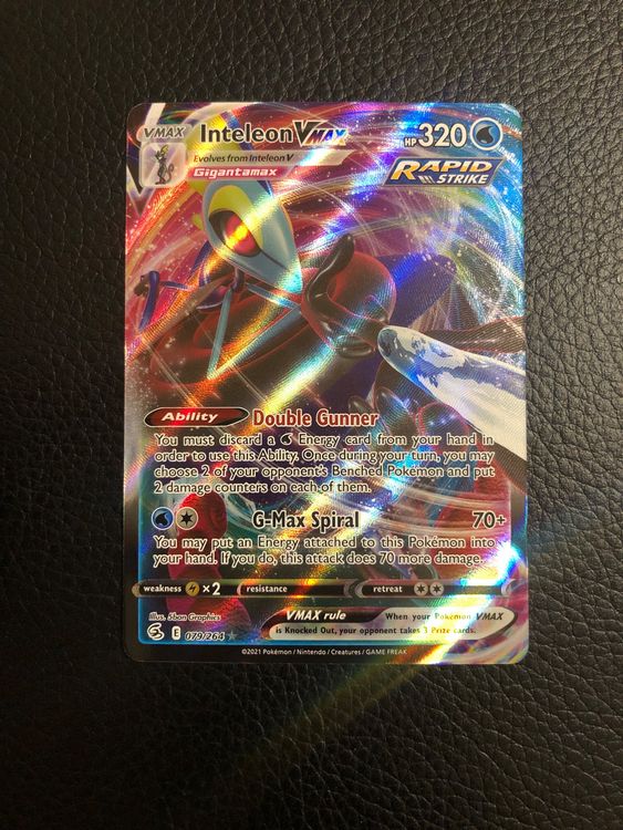 Fusion Strike Inteleon Vmax 79/264 NM Ab 1 | Kaufen auf Ricardo