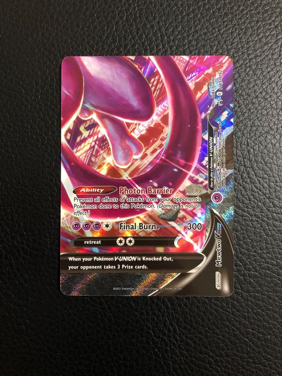 Mewtwo V Union Promo SWSH162 NM-M Ab 1 | Kaufen auf Ricardo