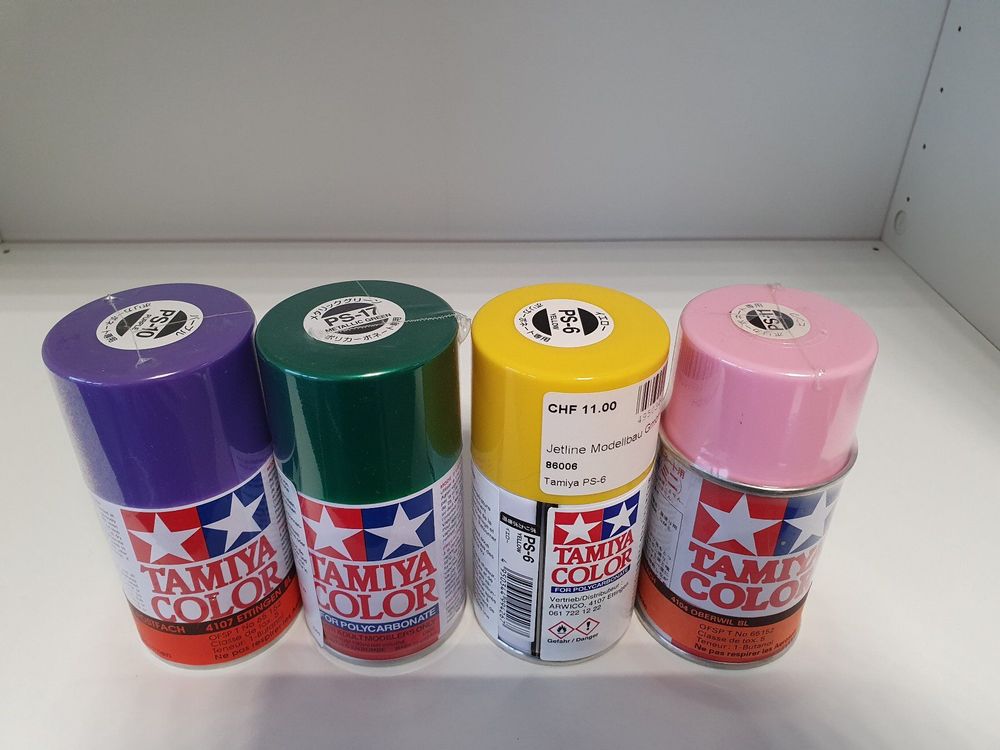 Tamiya Spray PS-17 / PS-11 / PS-10 / PS-6 (Neu und originalverpackt) in ...