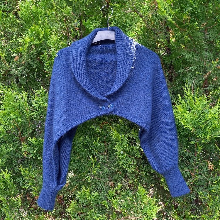Blue wool sleeves | Kaufen auf Ricardo