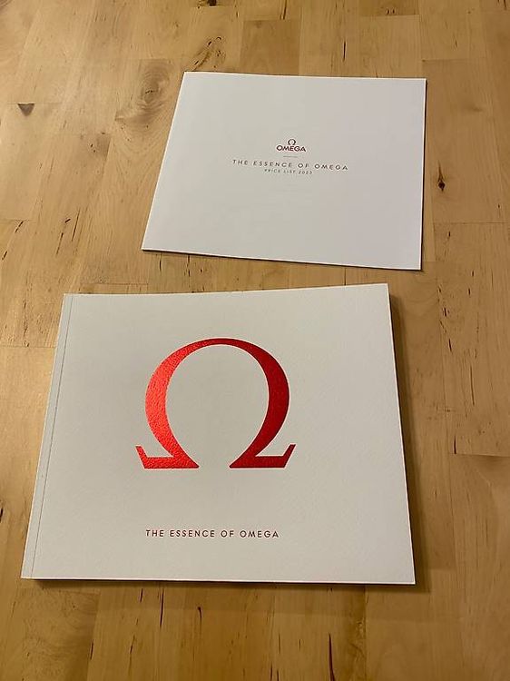 Book Catalogue THE ESSENCE OF OMEGA incl. PRICE LIST 2023 (Neu und ...