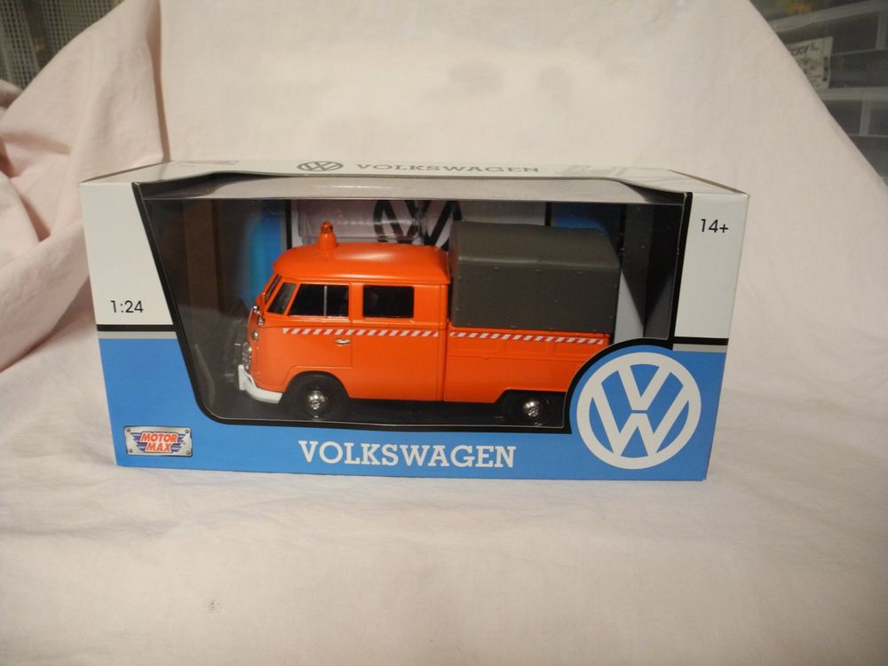 MOTOR MAX VW T 1 SCHNEEPFLUG 1:24 MIB | Kaufen auf Ricardo