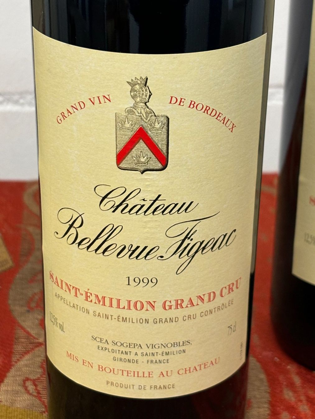 💚 💚 3 x 1999 Château Bellevue Figeac Saint. 💚CH NACHLASS (Nuovo ...