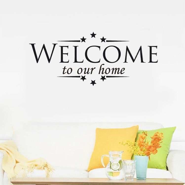 Wandtattoo Welcome to our home | Kaufen auf Ricardo