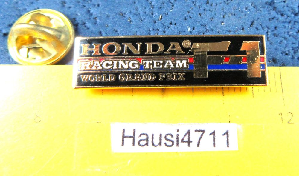 HONDA FORMEL1 RACING-TEAM WORLD GRAND PRIX PIN ENAMEL 3CM | Kaufen auf ...