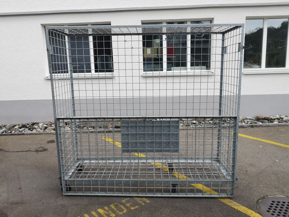 Robuster Metallkäfig / Gitterbox für vielseitige Nutzung! (Gebraucht ...