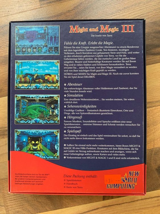 Might and Magic III (Vintage AMIGA Commodore PC Game ) (Neu (gemäss ...