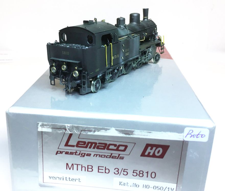 Locomotive Lemaco HO- 050/1 MThB Eb 3/5 No. 5810, noir (Neu und ...