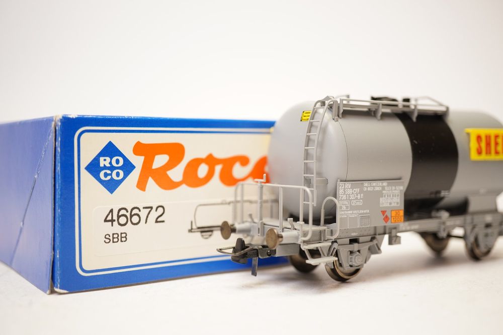 2ß Roco 46672 SBB Kesselwagen Shell (Gebraucht) in Uetendorf für CHF 35 ...