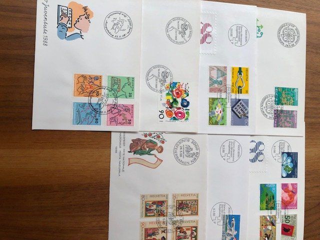 CH 15 FDC 1988 + 1989 | Kaufen auf Ricardo