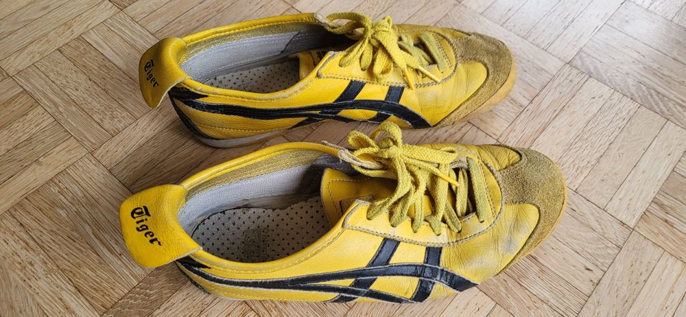 Onitsuka Tiger Schuhe, gelb/schwarz, Grösse 39.5, Vintage (Gebraucht ...
