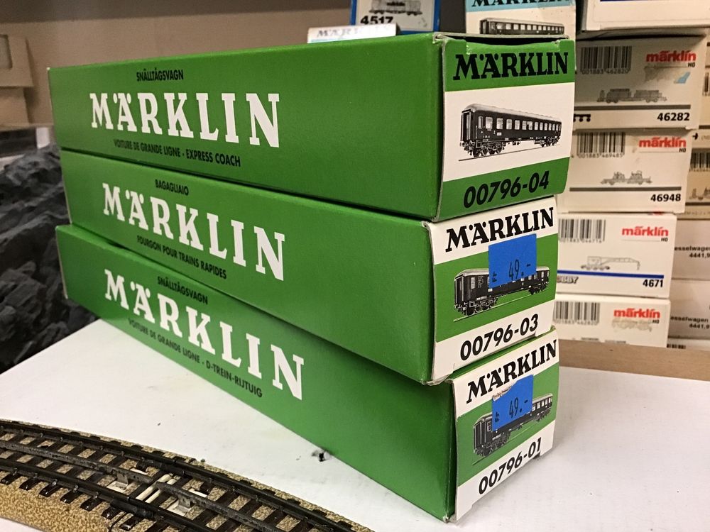 Märklin 3mal Schnellzugwagen 00796 Epoche IV, neuwertig | Kaufen auf Ricardo