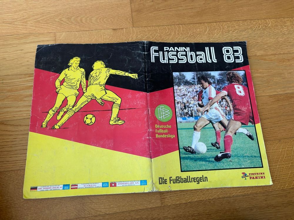 Panini Bundesliga 1983 - Album Sammelalbum - komplett (Gebraucht) in ...