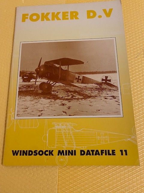 BUCH ENG FOKKER D.V WWI WINDSOCK MINI DATAFILE 11 | Kaufen auf Ricardo