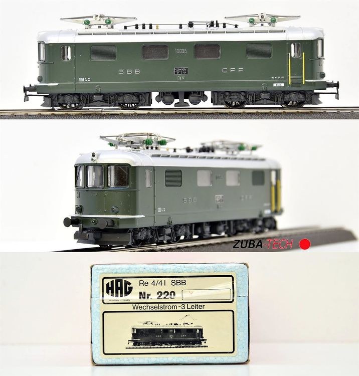 HAG 220 E-Lok Re 4/4 I SBB H0 WS Analog | Kaufen auf Ricardo