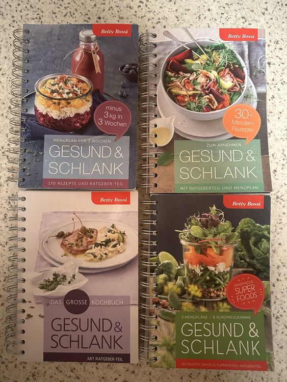 Betty Bossi Kochbuecher "Gesund & Schlank", Top Zustand! (Gebraucht) in ...