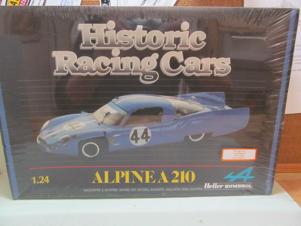ALPINEA A210 RACING HISTORIC CARS KIT 1:24 HELLER (Neu und ...