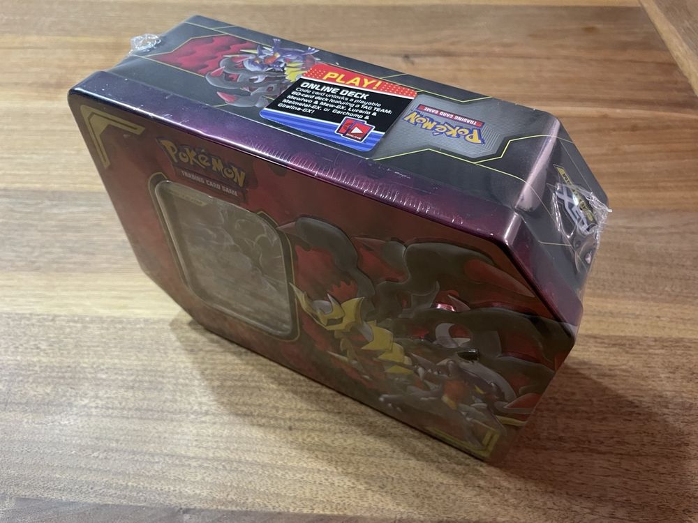 Pokemon Knackrack & Giratina Tag Team GX Tin Box OVP (Neu und ...