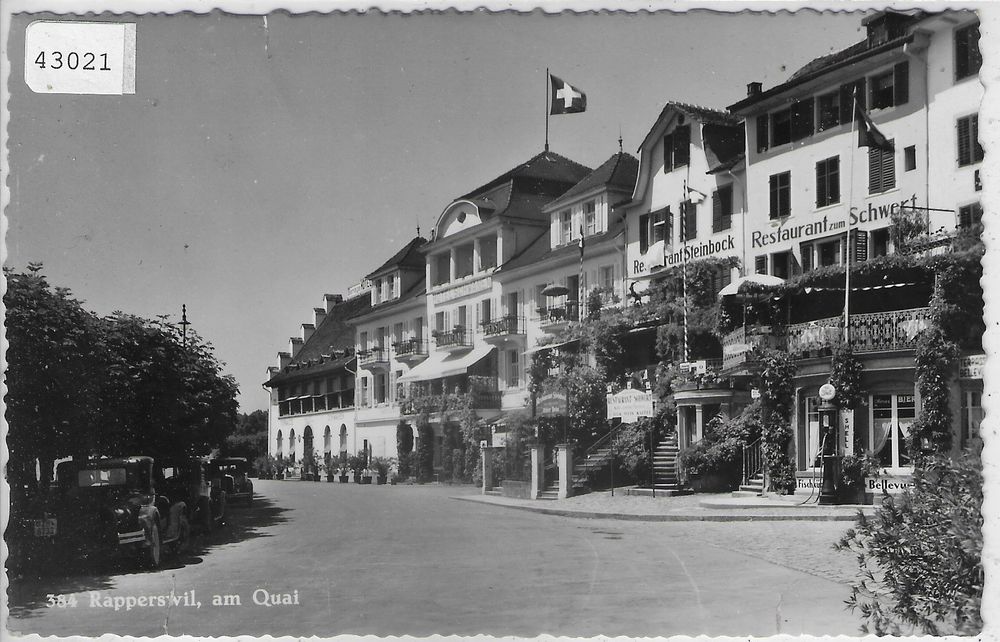 Rapperswil am Quai - Restaurant Steinbock & Schwert (Defekt) in ...