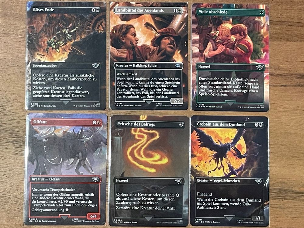 Magic Der Herr der Ringe Borderless Cards | Kaufen auf Ricardo