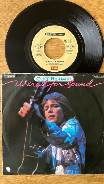Cliff Richard - Wired For Sound / 1. D-Press. 1981 | Kaufen auf Ricardo