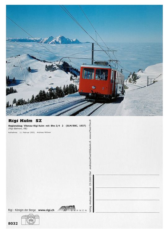 Rigi Kulm Vitznau Goldau Schwyz Bahn Rigibahn VRB Bhe 2/4 2 (Neu (gemäss Beschreibung)) in Bern ...