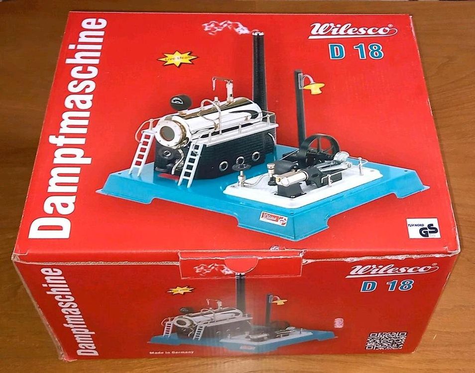 Dampfmaschine Wilesco D18 mit Zubehör und OVP (Gebraucht) in Hefenhofen für CHF 179 – mit ...