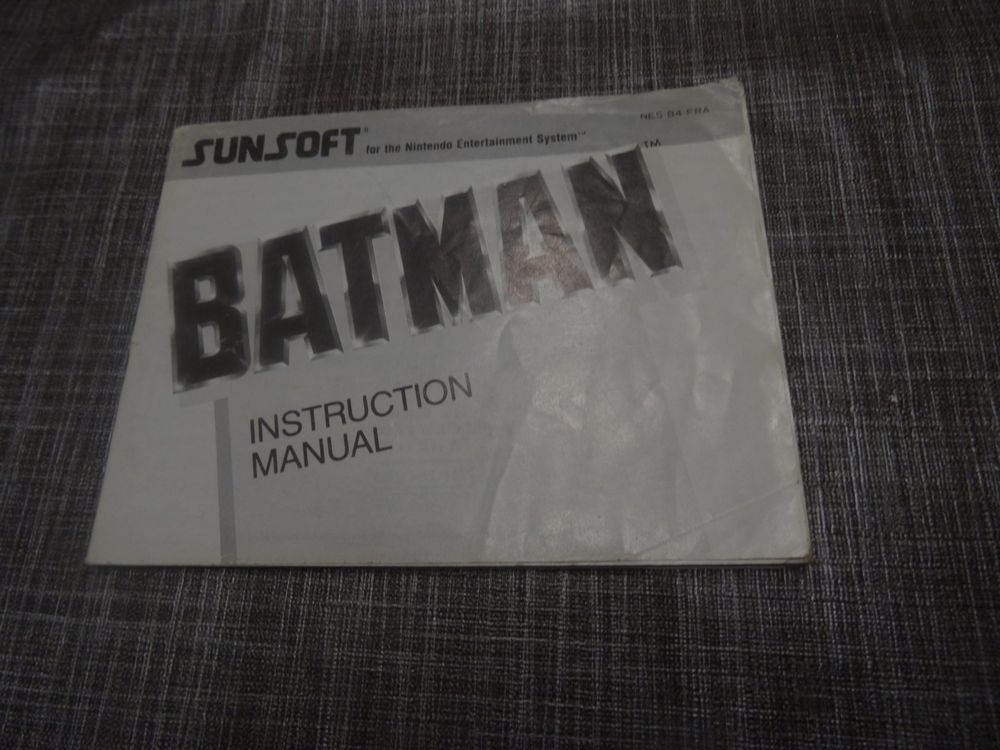 Anleitung zu Batman NES-B4-FRA (Gebraucht) in Olten für CHF 5 – mit ...
