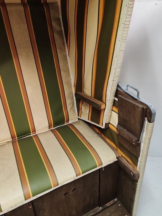 Originaler Ostdeutscher Strandkorb, Strandliege, Liegestuhl | Kaufen ...