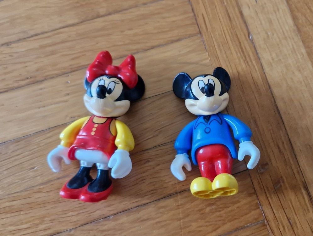 Lego Antik Mickey Mouse und Minnie Maus Minifigur Figur (Gebraucht) in Volken für CHF 5 – mit ...