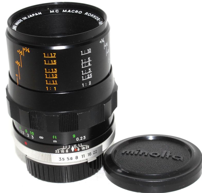 MINOLTA MC MACRO ROKKOR - QF 3.5 / 50 mm (Gebraucht) in Allschwil für ...