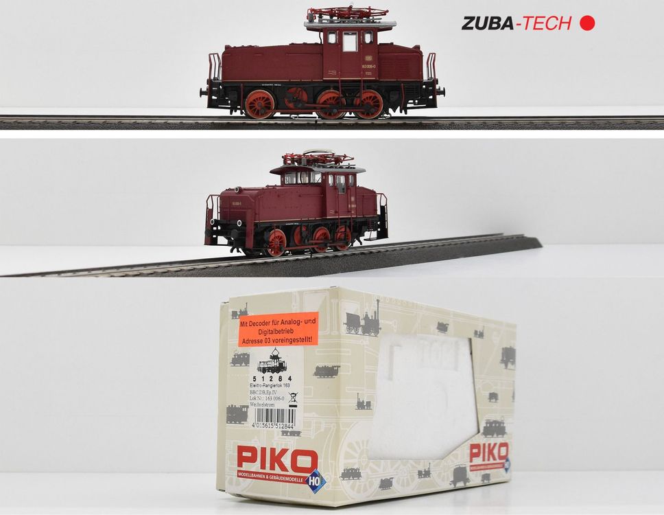 Piko 51284 Rangierlok der BR 163 DB, H0 GS Digital mit OVP (Gebraucht ...