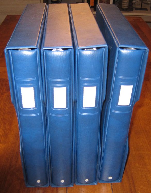 4 albums "Lindner" pages bloc de 4 pré-imprimée 1960-1990 | Kaufen auf ...